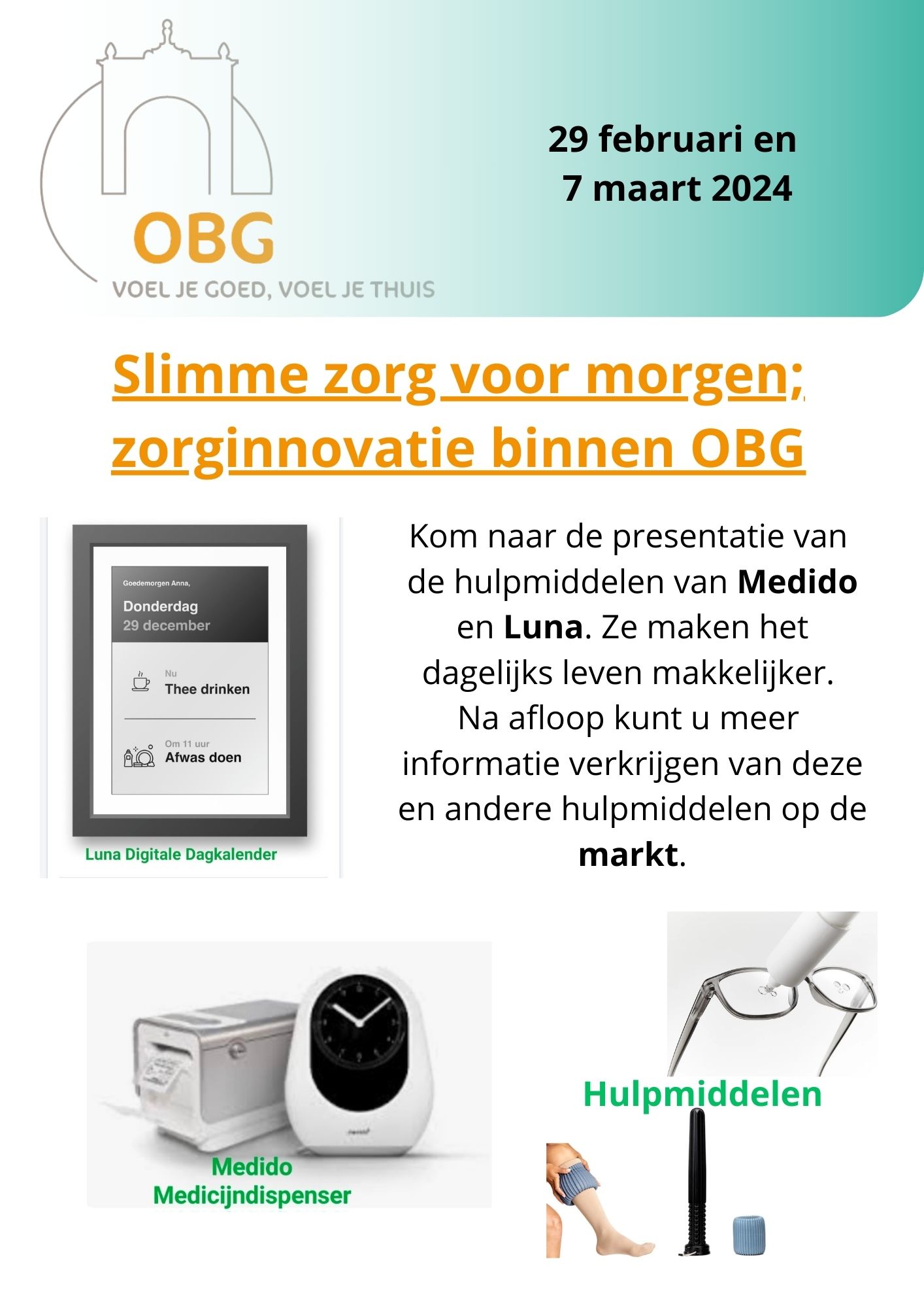 Slimme zorg voor morgen: Zorginnovatie binnen OBG | OBG